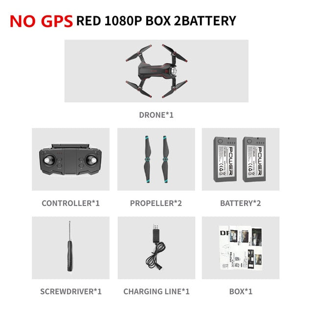 RC Quadcopter S20 Drone GPS 4K HD Dual Camera 5G WIFI FPV Foldable Sel ...
